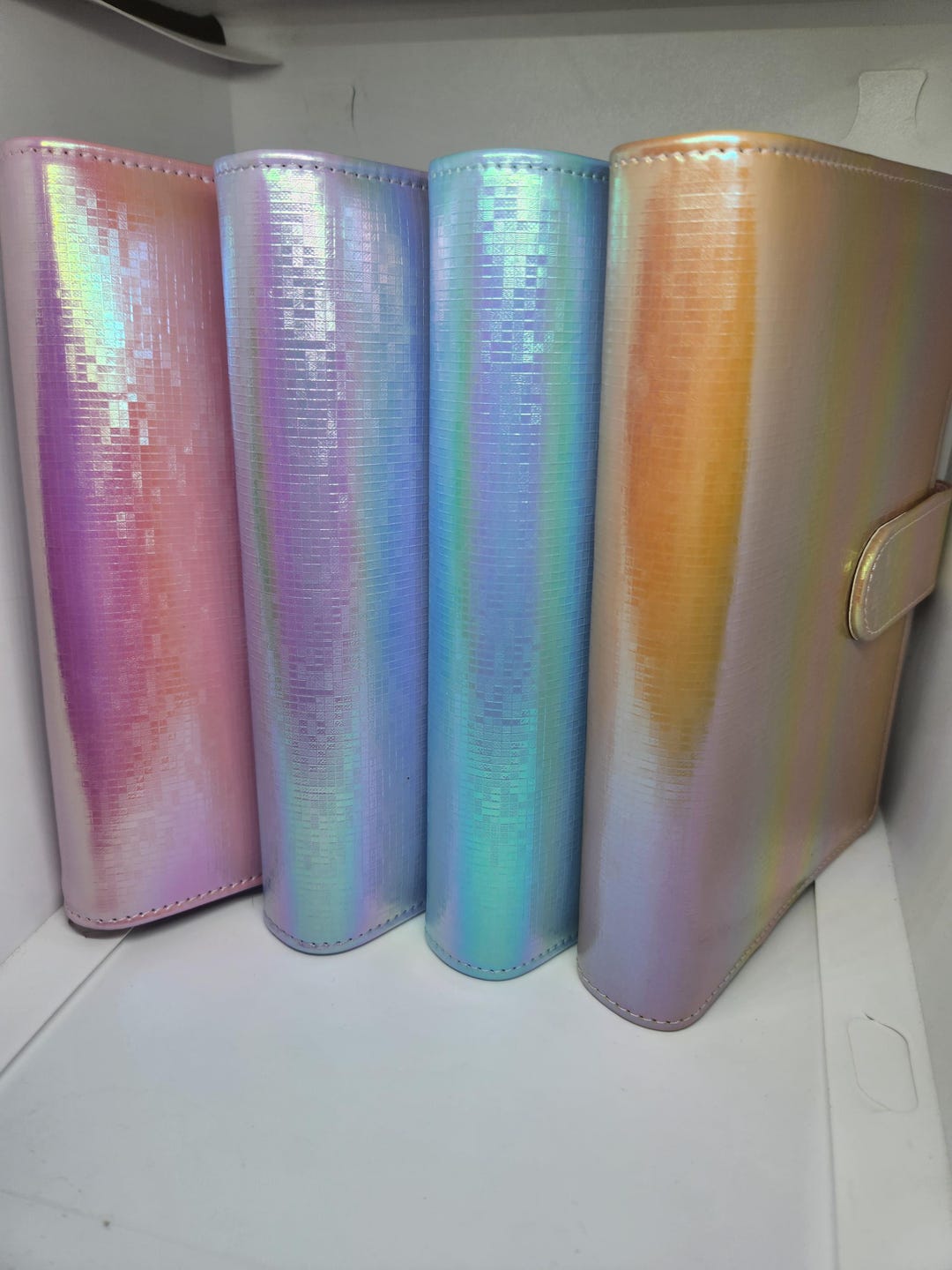 A6 Pastel Iridescent Binders - Etsy
