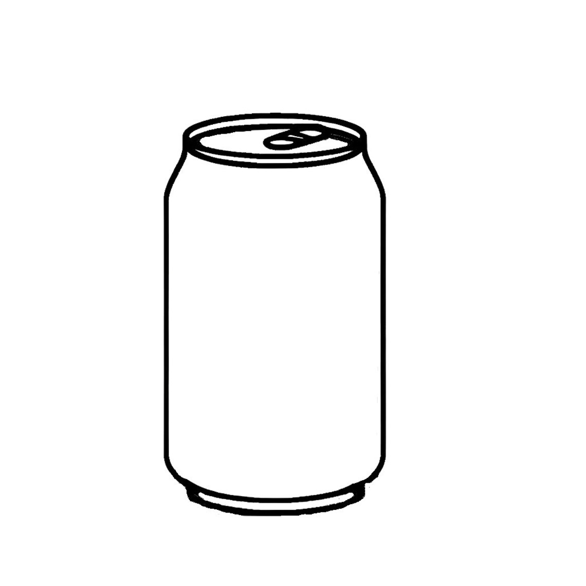 Aluminum Beer Can Svg, Soda Can Svg, Pop Can Svg, Blank Template ...