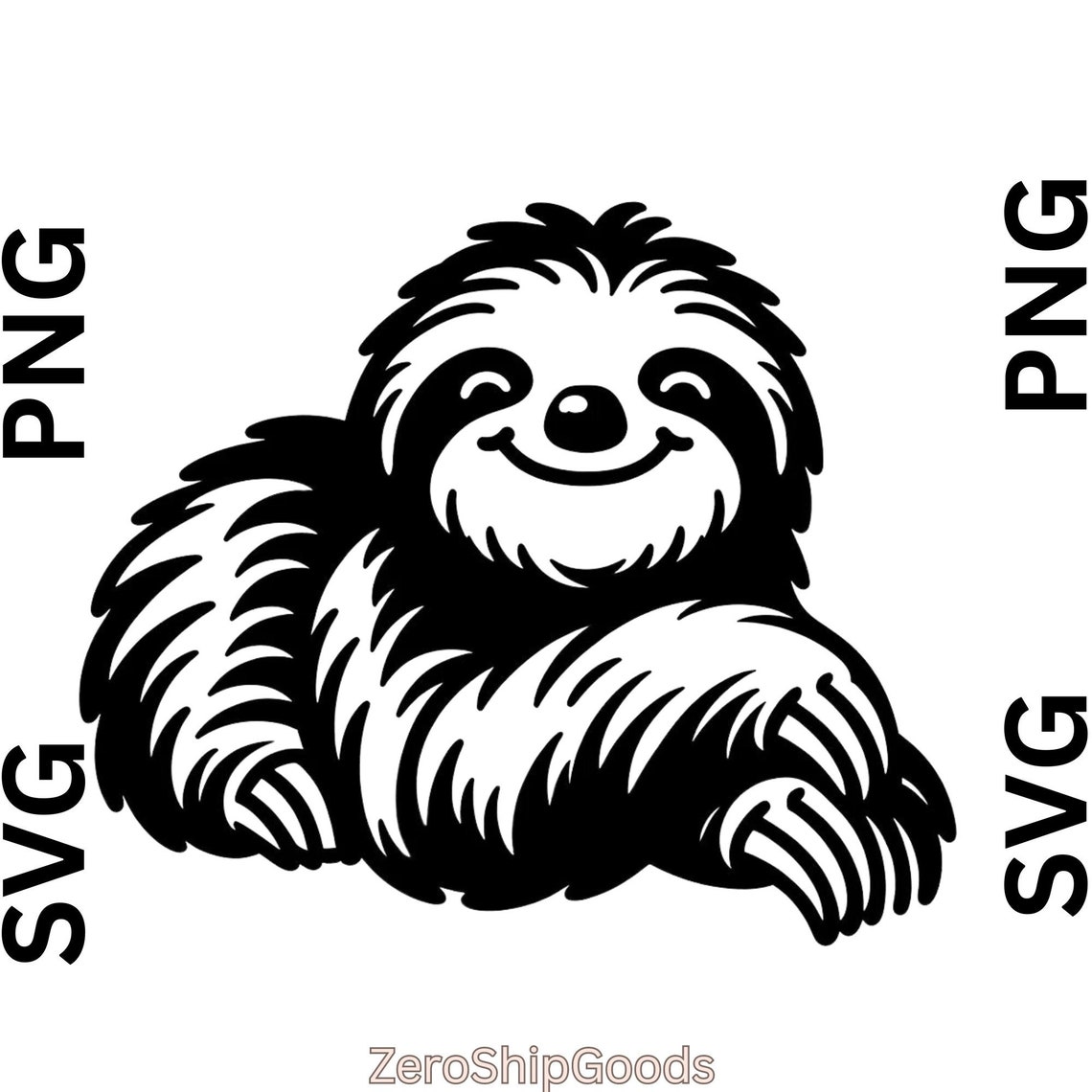 Sloth SVG, Sloth Svg Files for Laser, Svg Files for Cricut, Silhouette ...