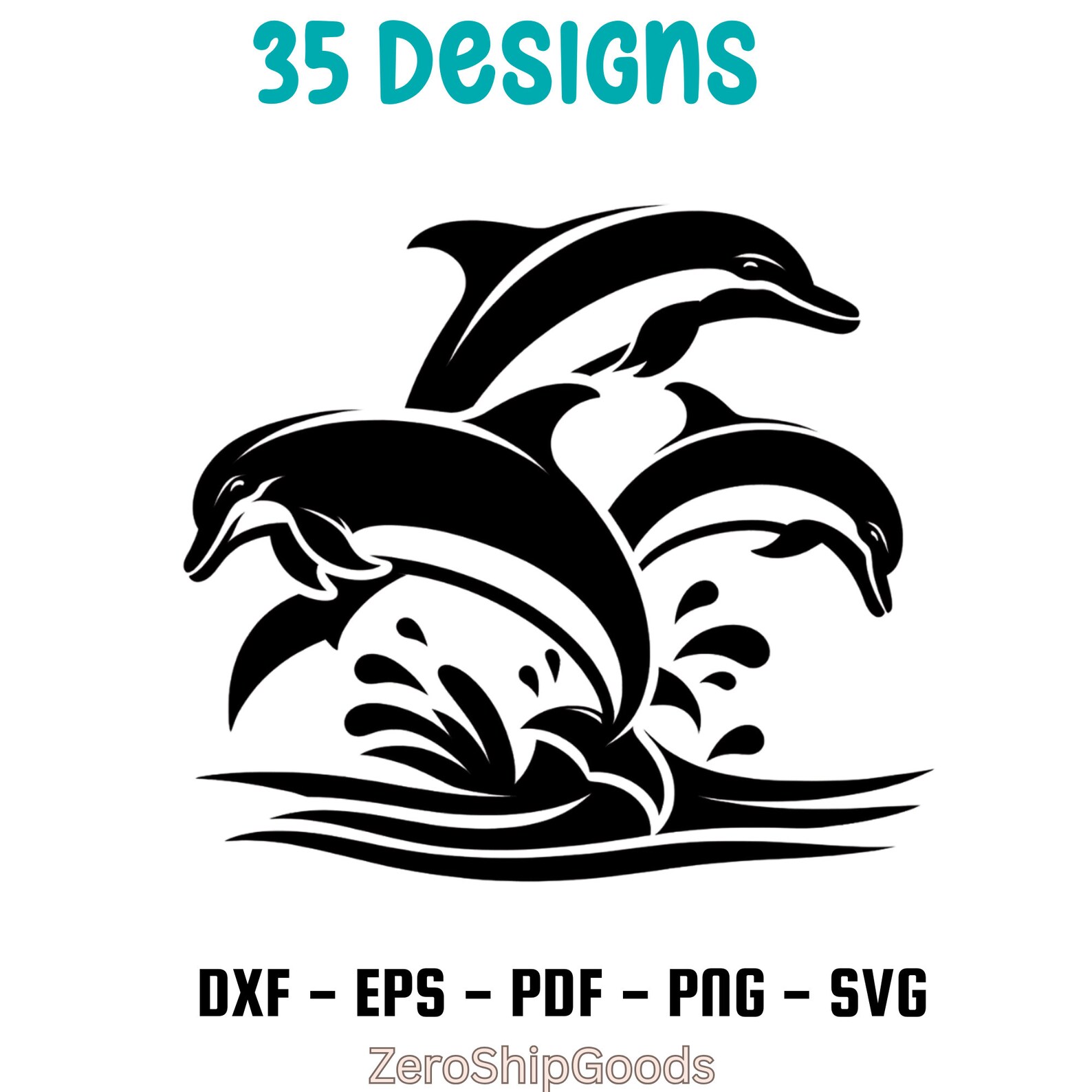 Dolphin SVG Bundle, Funny Dolphin, Dolphin Cricut, Ocean Scene Svg ...