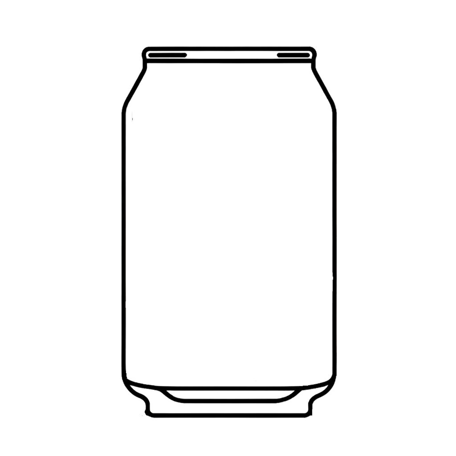 Aluminum Beer Can Svg, Soda Can Svg, Pop Can Svg, Blank Template ...