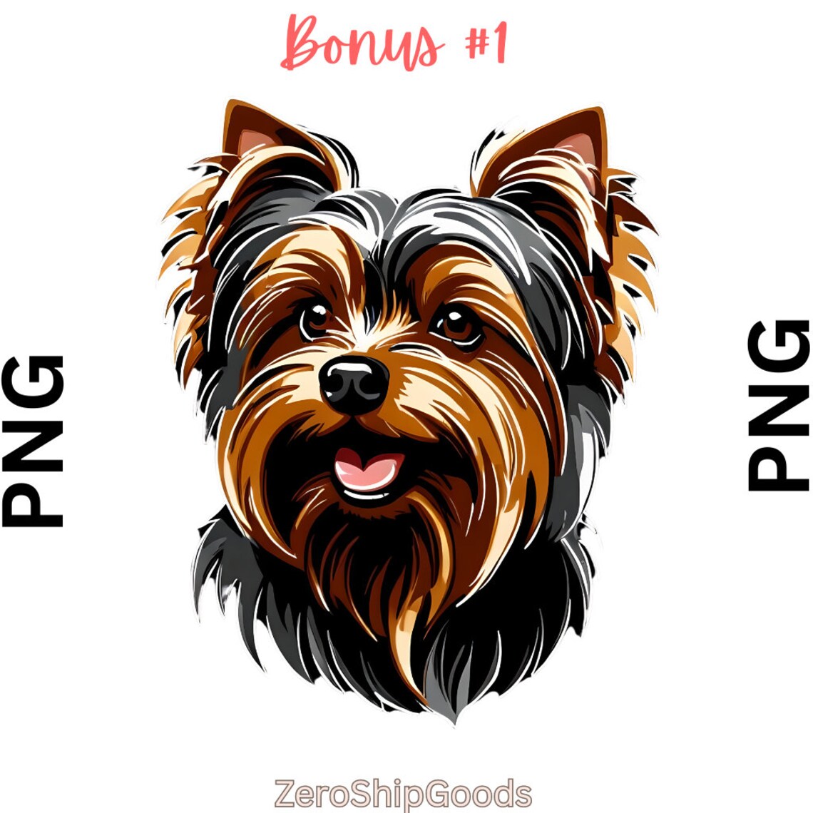 HAPPY YORKSHIRE TERRIER Svg, Happy Male Yorkshire Terrier Svg Files for ...
