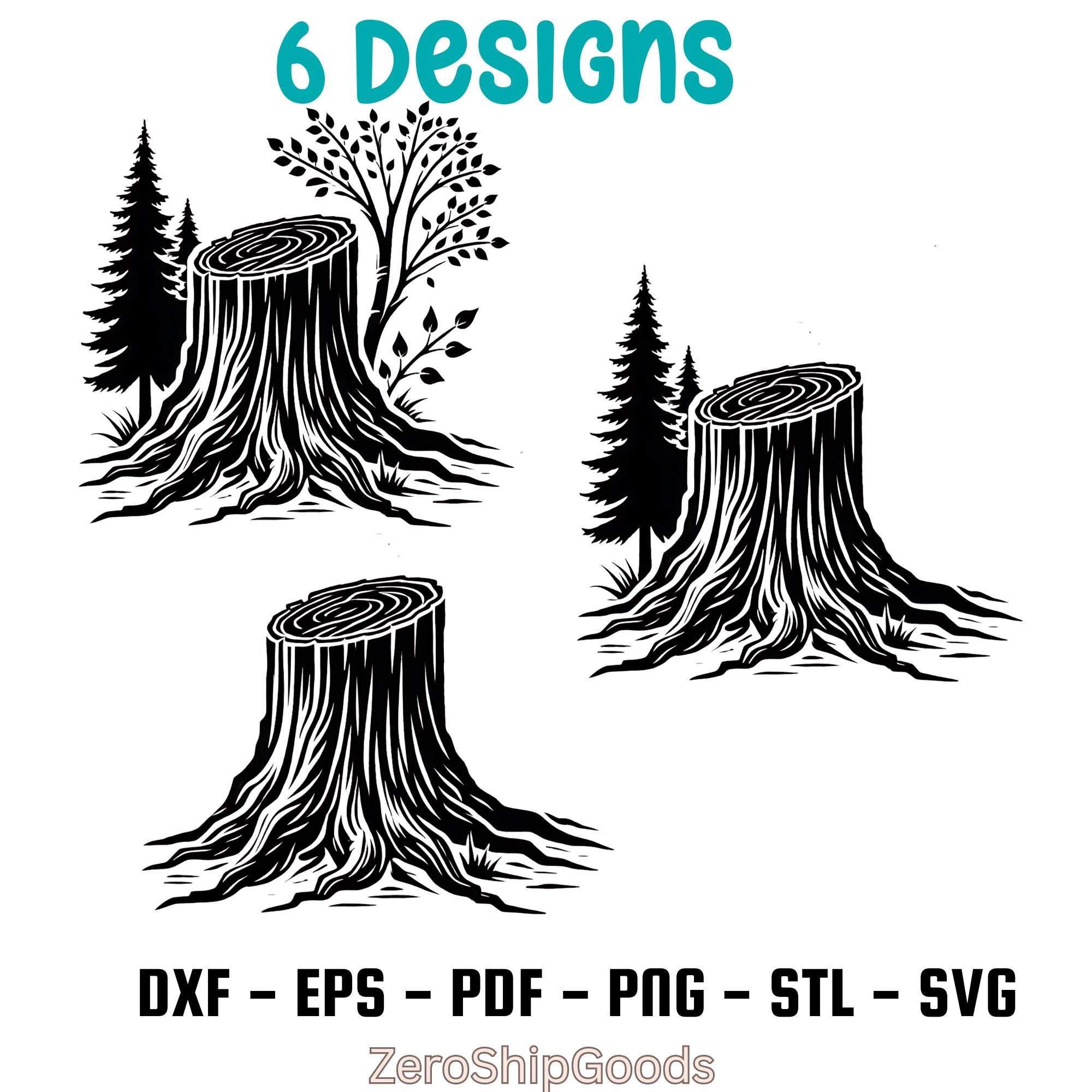 Tree Stump SVG File,stump Grinding Svg,tree Service SVG, Tree Trimmer ...