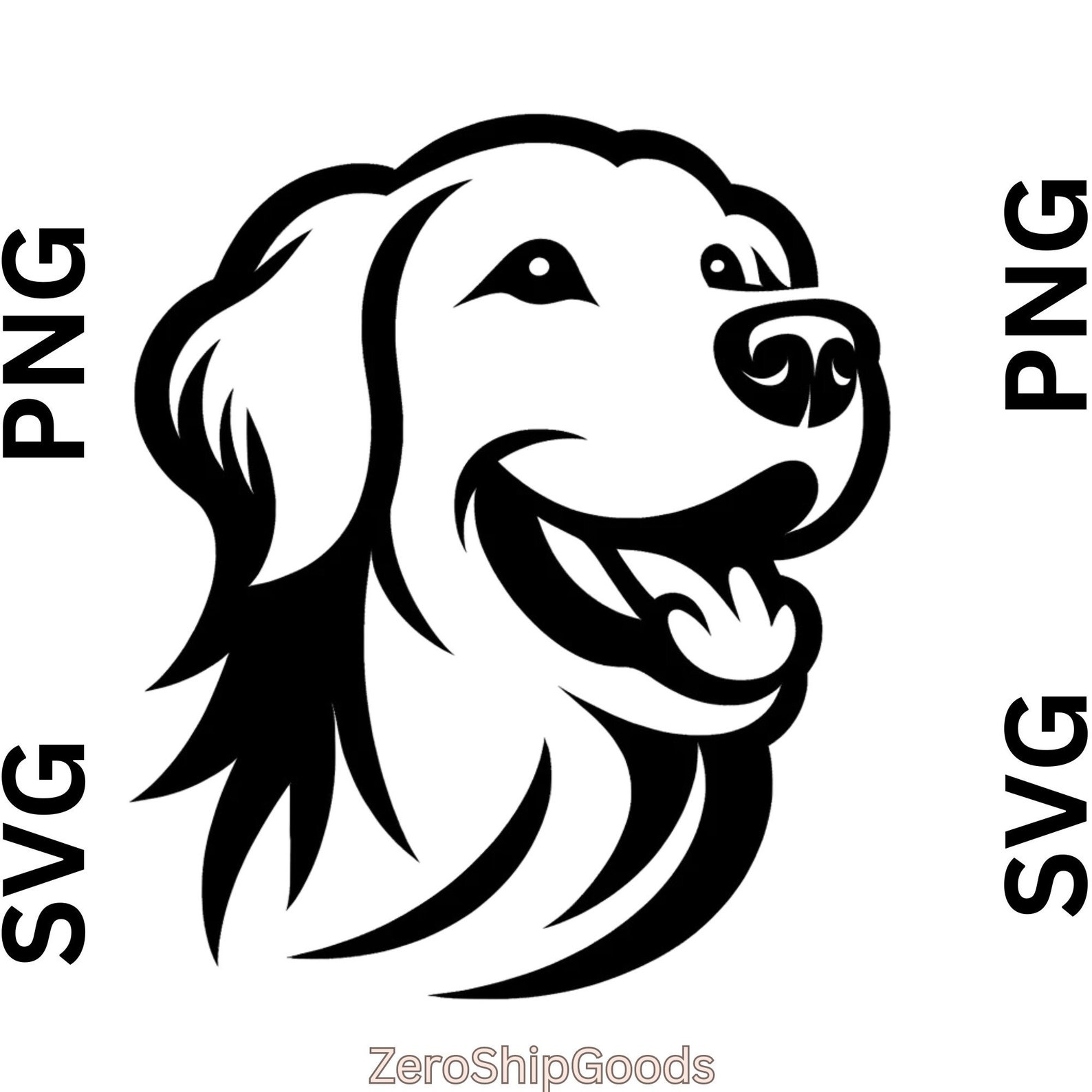 Boundless GOLDEN RETRIEVER SVG, Male Golden Retriever Svg Files for ...