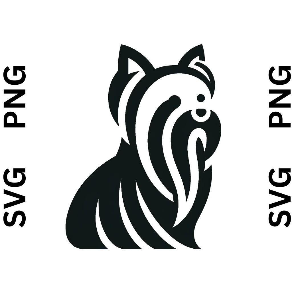MINIMALIST YORKSHIRE TERRIER Svg, Minimalist Yorkshire Terrier Svg ...