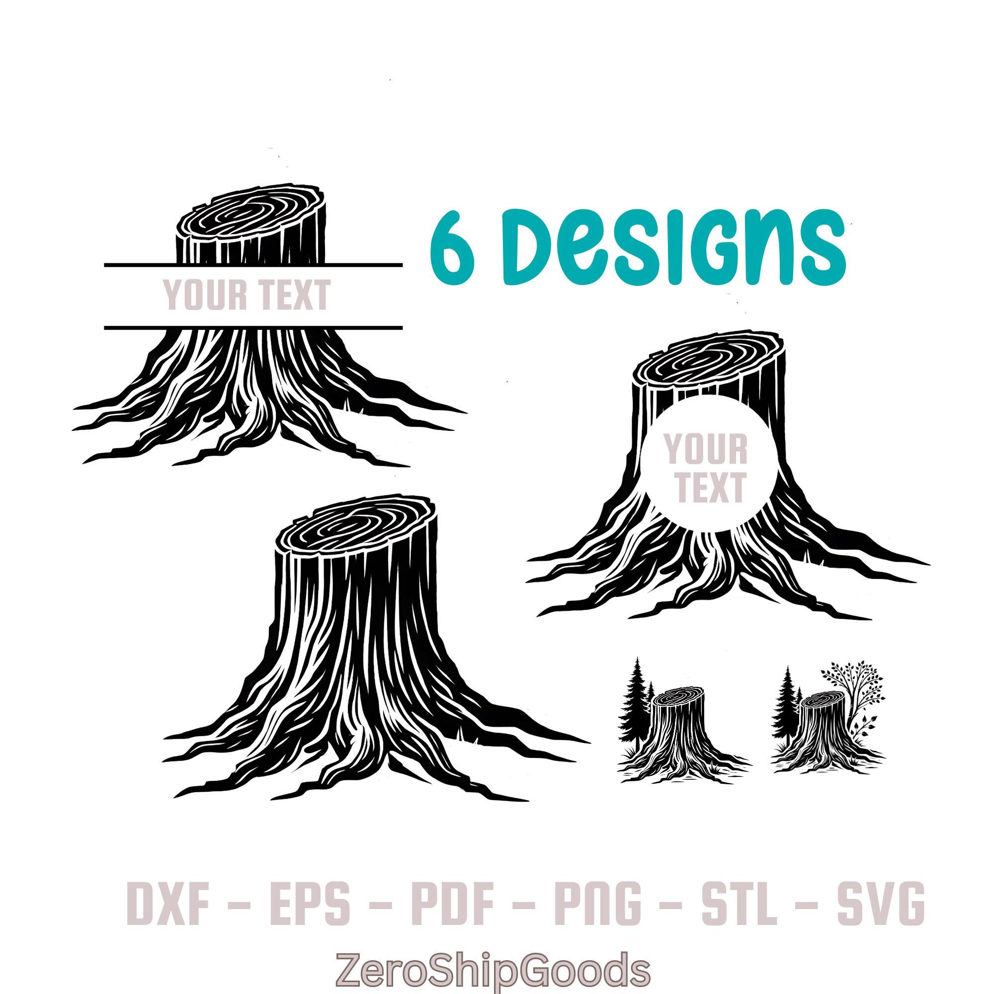 Tree Stump SVG File,stump Grinding Svg,tree Service SVG, Tree Trimmer ...