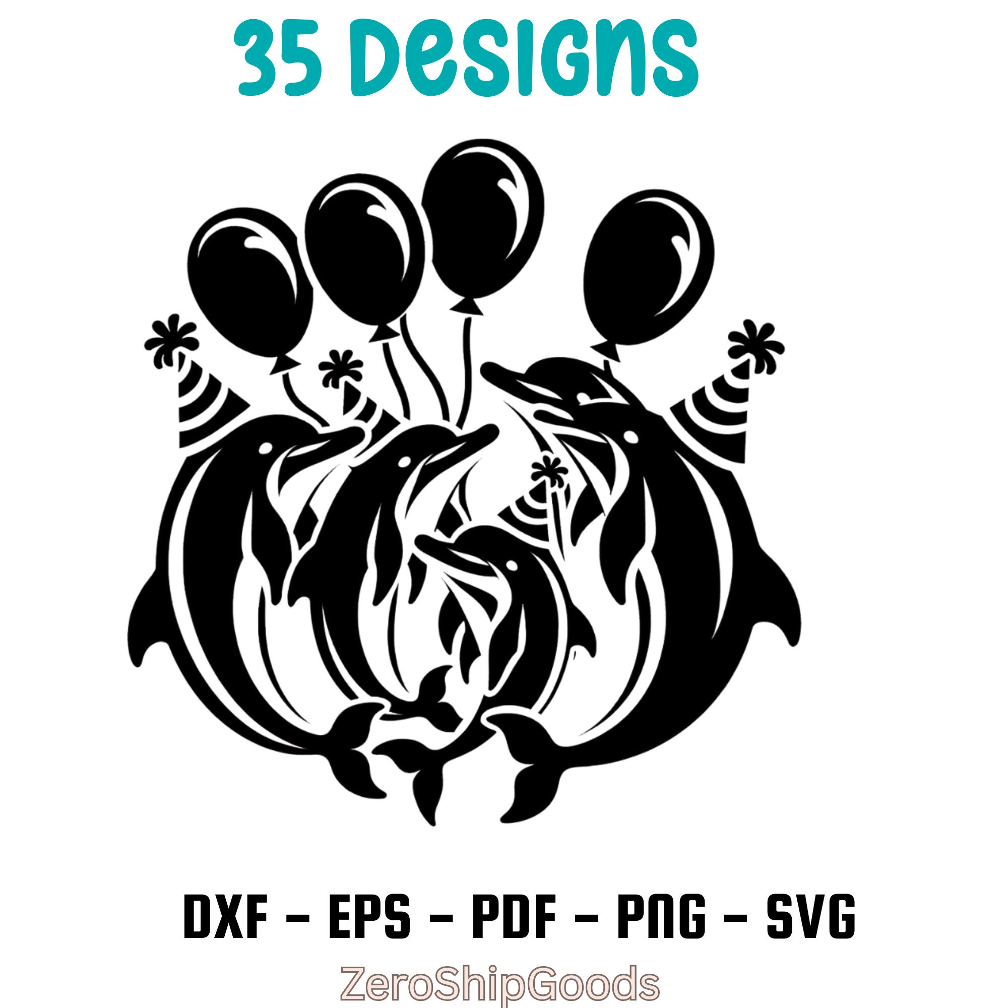 Dolphin SVG Bundle, Funny Dolphin, Dolphin Cricut, Ocean Scene Svg ...