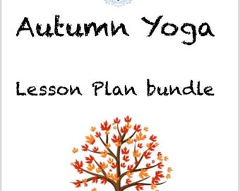 Yogamoves4kids Autumn Yoga . Lesson Plan Bundle - Etsy