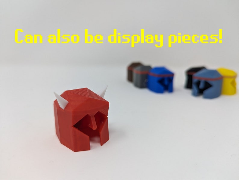 Runescape Med Helm Magnet Set - OSRS Gamer Gift, 3D Printed Decor - Etsy