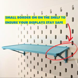 IKEA SKADIS SHELF Minimalistic Pegboard Uppspel Accessories Office Work ...