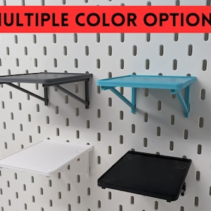 IKEA SKADIS SHELF Minimalistic Pegboard Uppspel Accessories Office Work ...