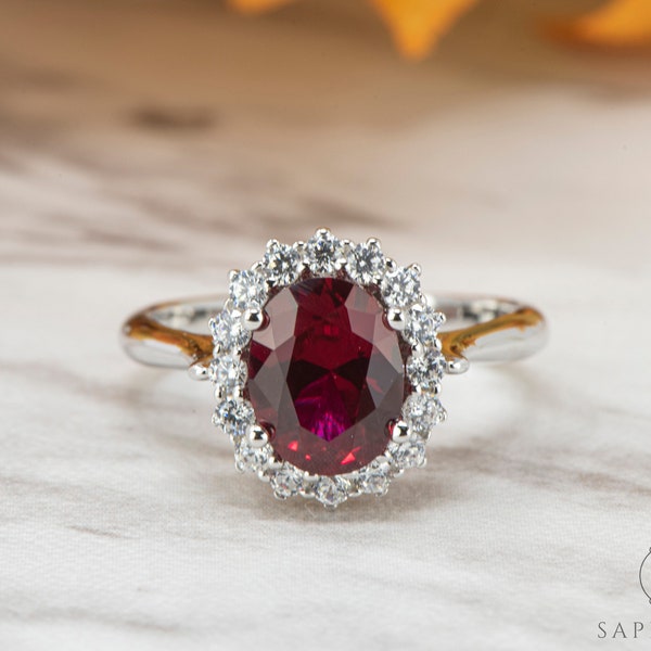 Red Ruby Ring - Etsy