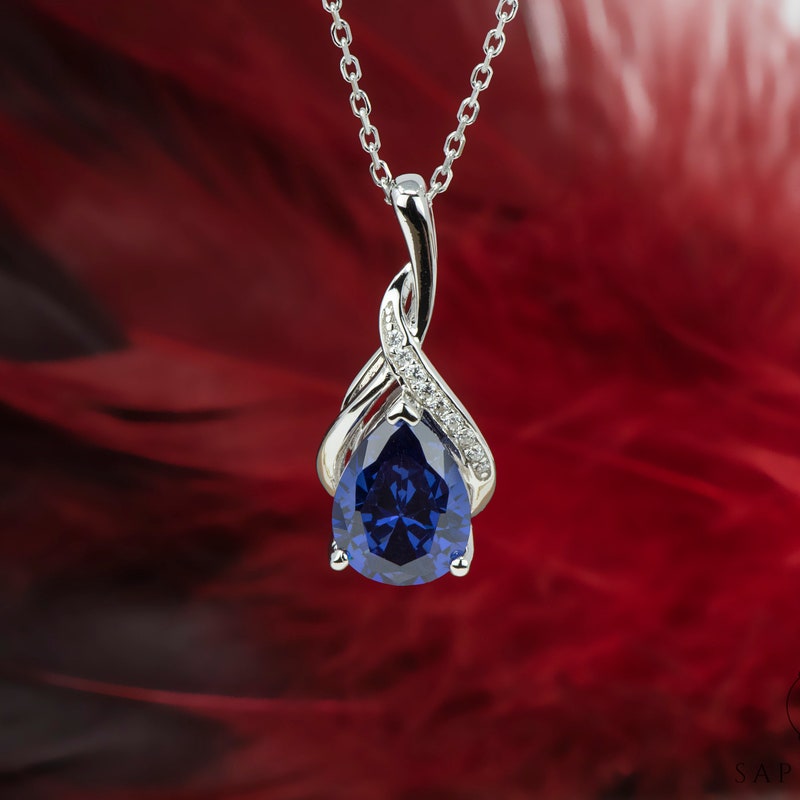 Blue Pear Cut Diamond - Etsy
