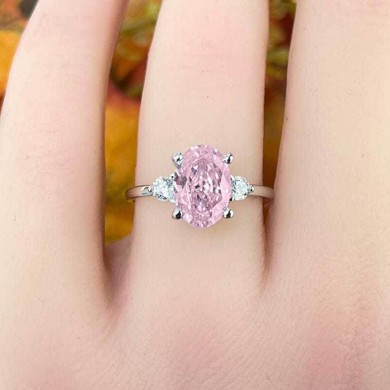 Pink Ice Ring - Etsy