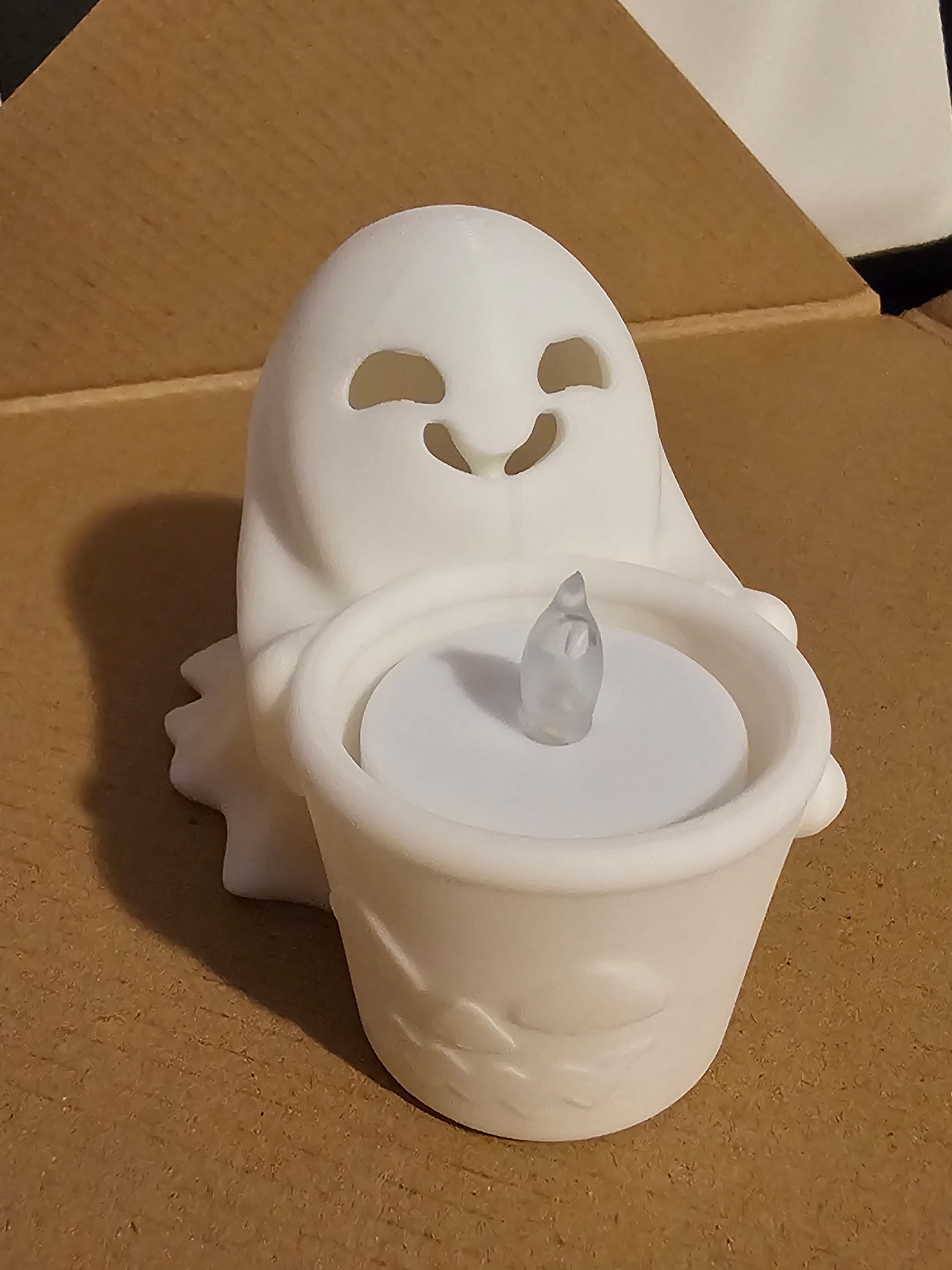 Tea Light Ghost 3D Printed - Etsy