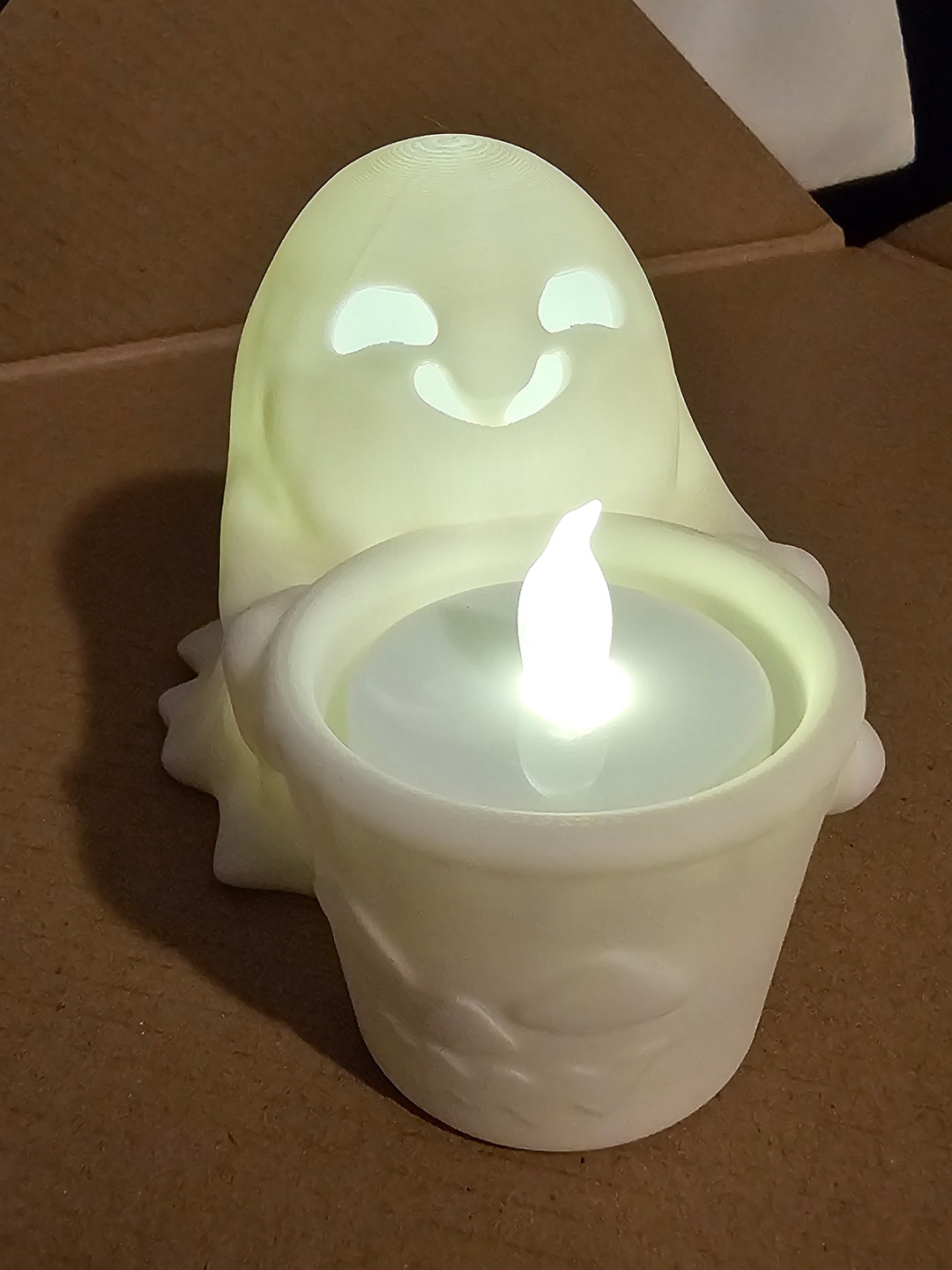 Tea Light Ghost 3D Printed - Etsy