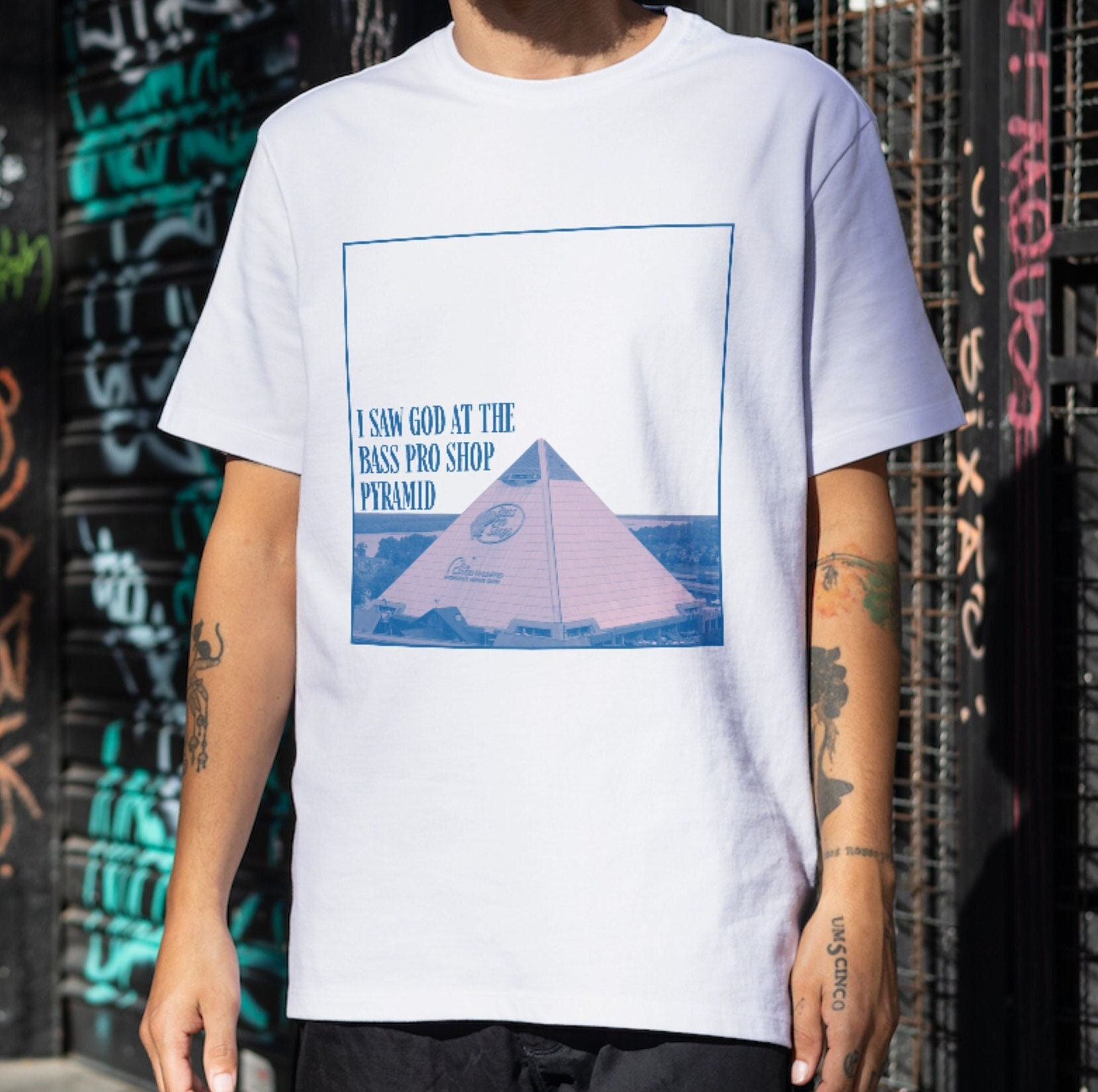 I Saw God at the Bass Pro Shop Pyramid Tee Memphis Tennessee Bass Pro ...