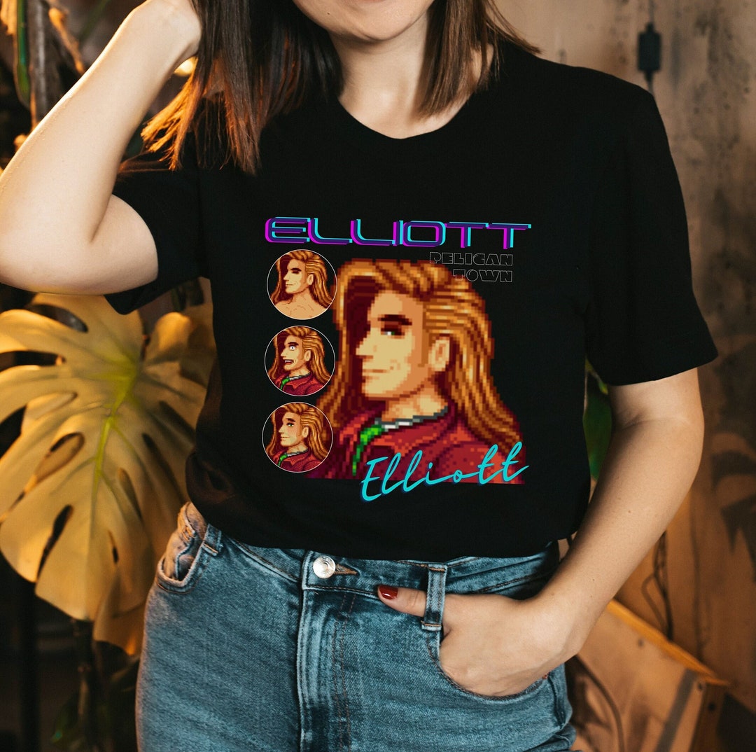 Elliott Stardew Valley T-shirt, Stardew Valley Character Elliott Gift ...