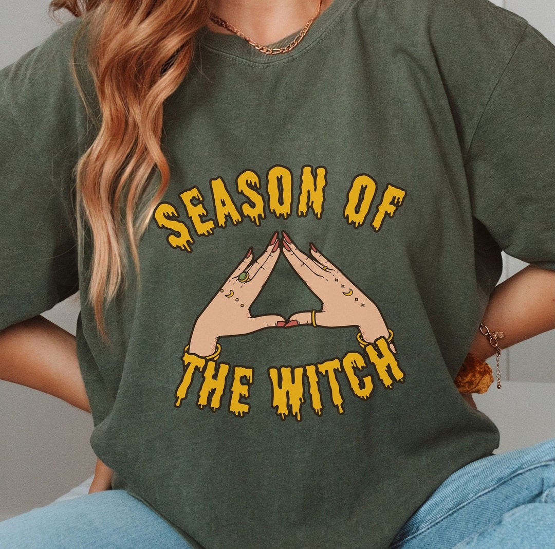 Season of the Witch Triangle Witchy T-shirt for Spooky Season ...