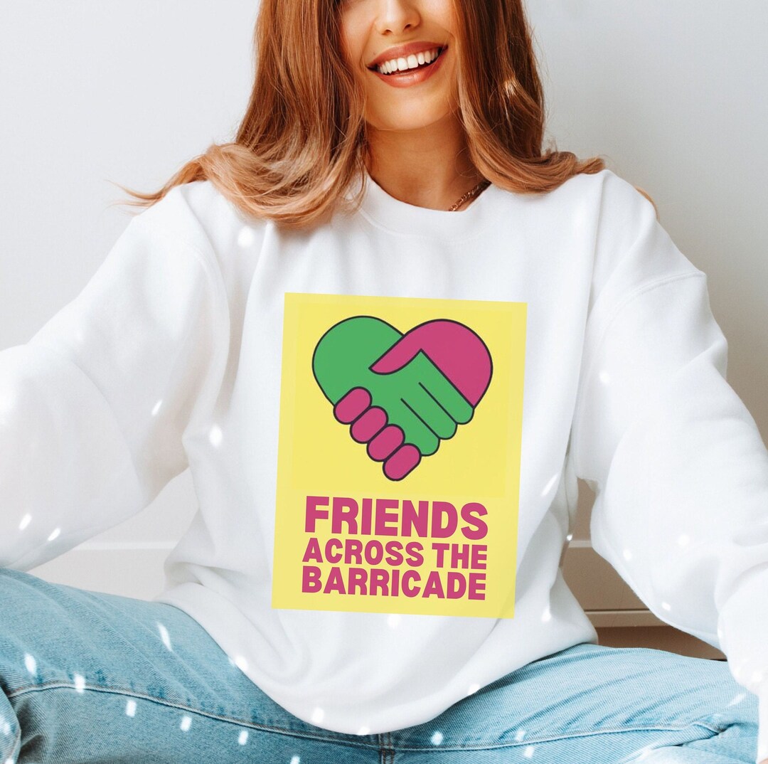 Friends Across the Barricade Crewneck Sweater | Derry Girls Sweater ...