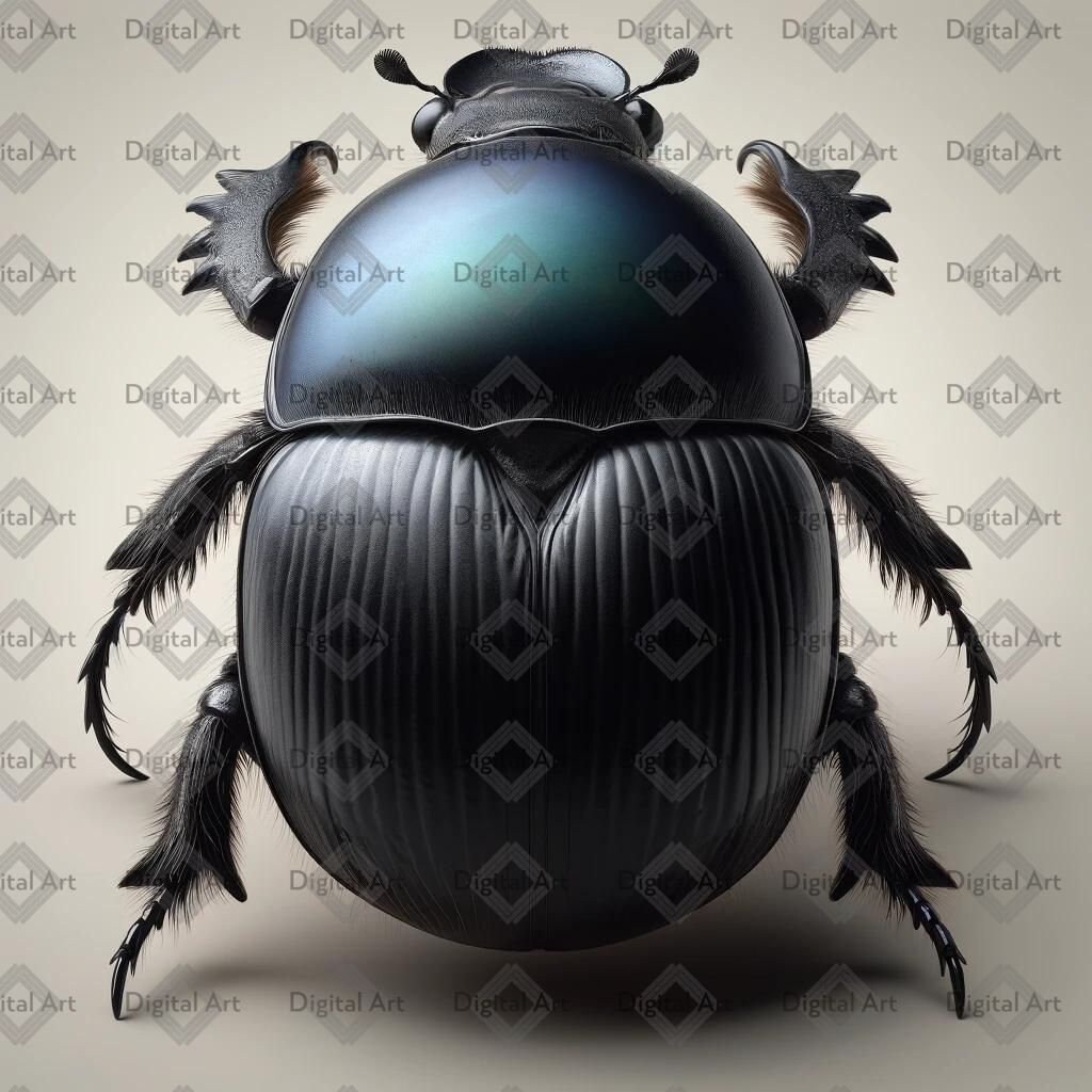 Realistic Looking 3d Beetle Collection Clipart 5-pack - Dung, Hercules ...