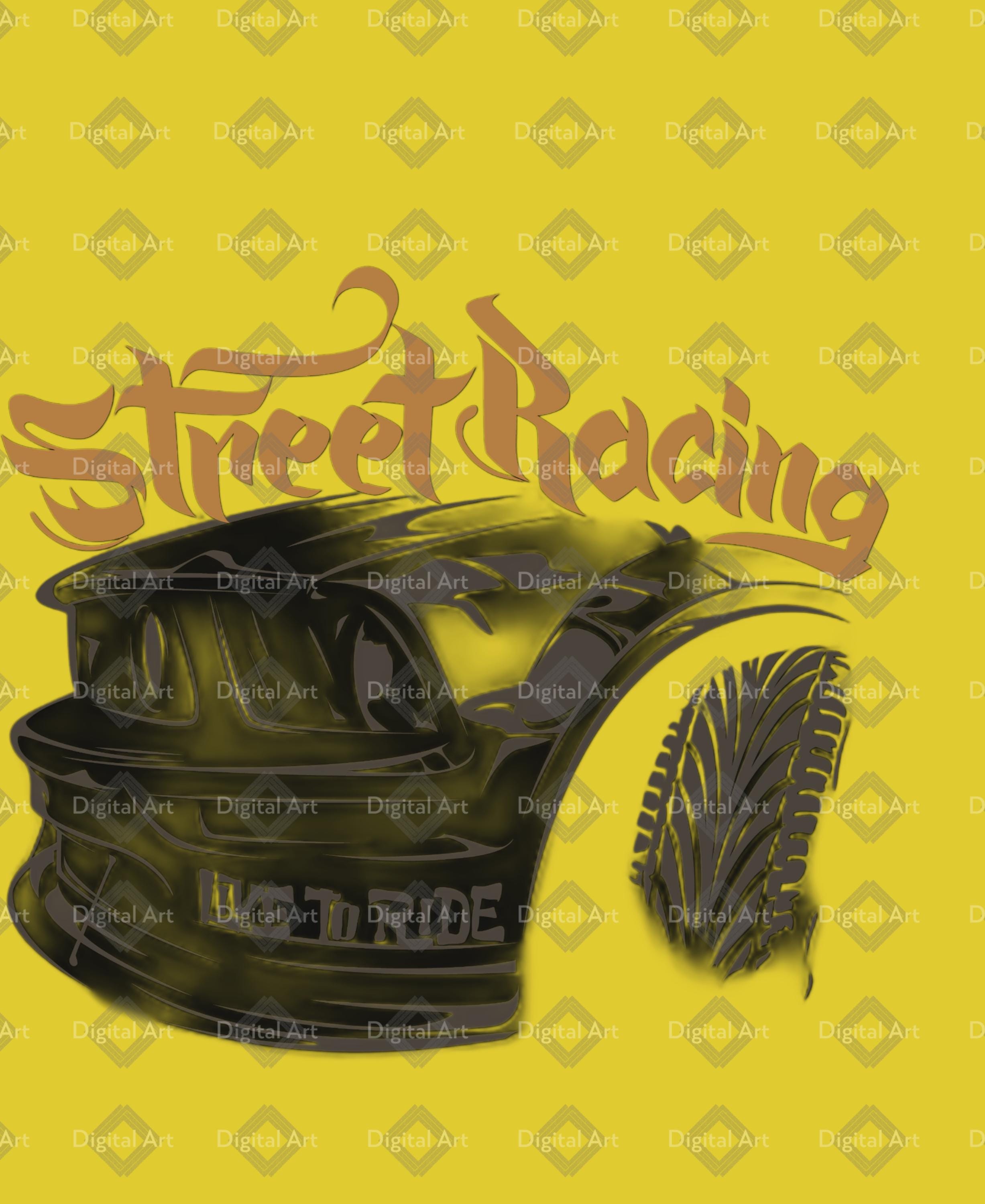 Street Racing SVG & PNG Clipart - Bold Automotive Design - Perfect for ...