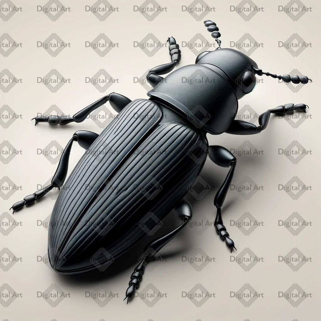 Realistic Beetle 3d Collection Clipart 5-pack - Click, Blister, Soldier ...