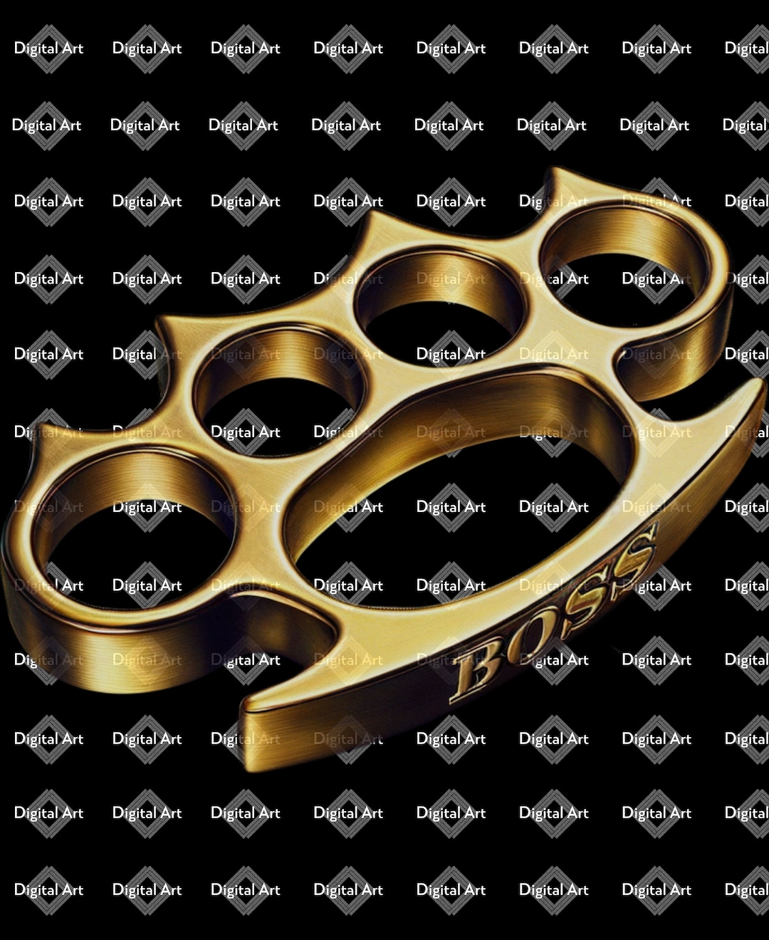 PICTURE of Golden Brass Knuckles SVG & PNG( Image) Bundle Digital ...