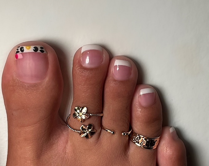 Toe Rings Toe Cuffs 6pc Adjustable Gold Toe Rings - Etsy