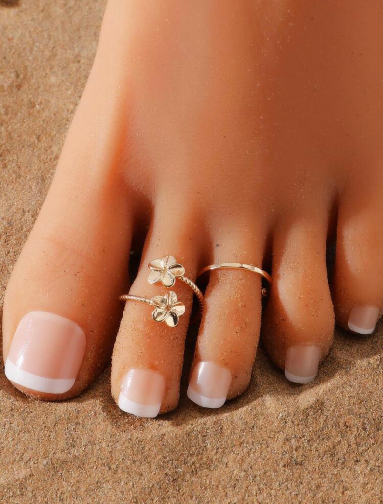 Toe Rings Toe Cuffs 6pc Adjustable Gold Toe Rings - Etsy Canada