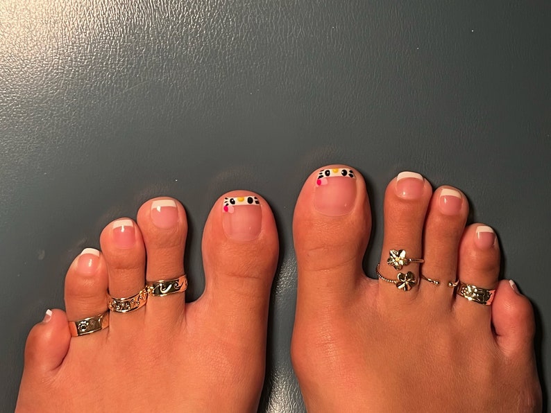 Toe Rings Toe Cuffs 6pc Adjustable Gold Toe Rings - Etsy