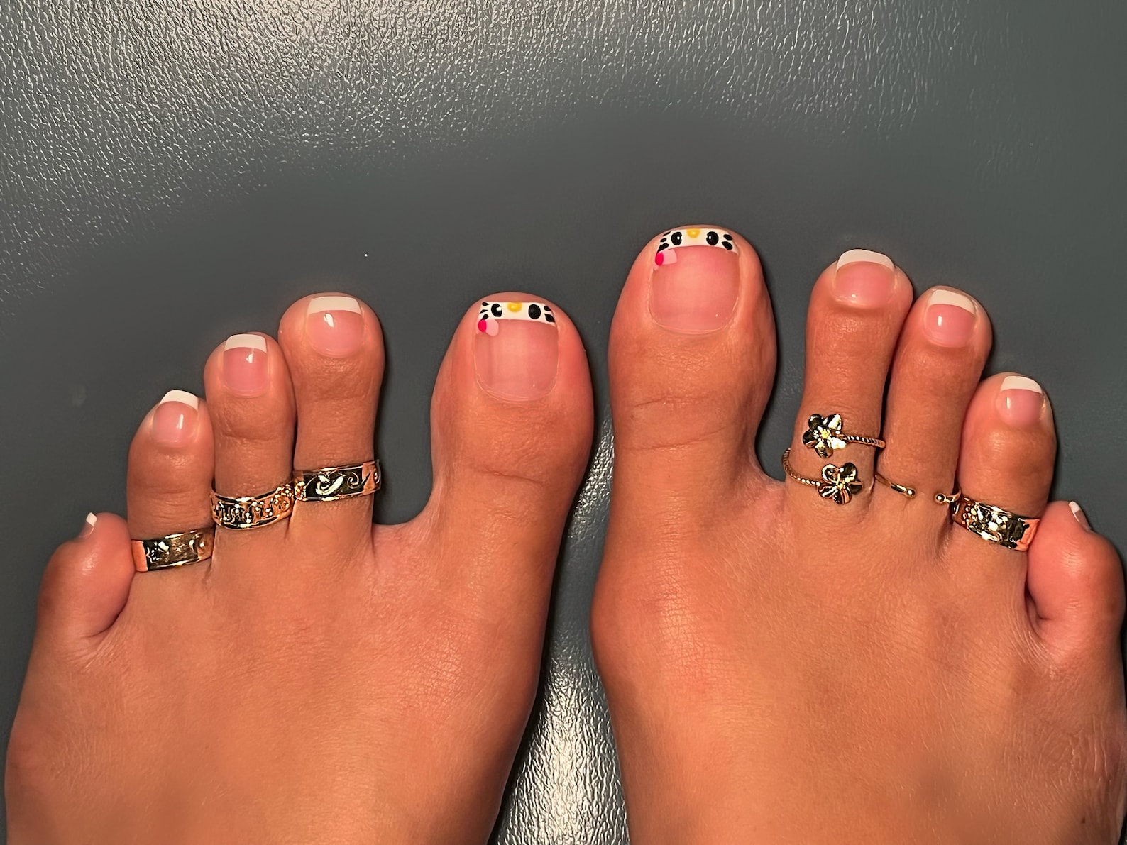 Toe Rings Toe Cuffs 6pc Adjustable Gold Toe Rings - Etsy