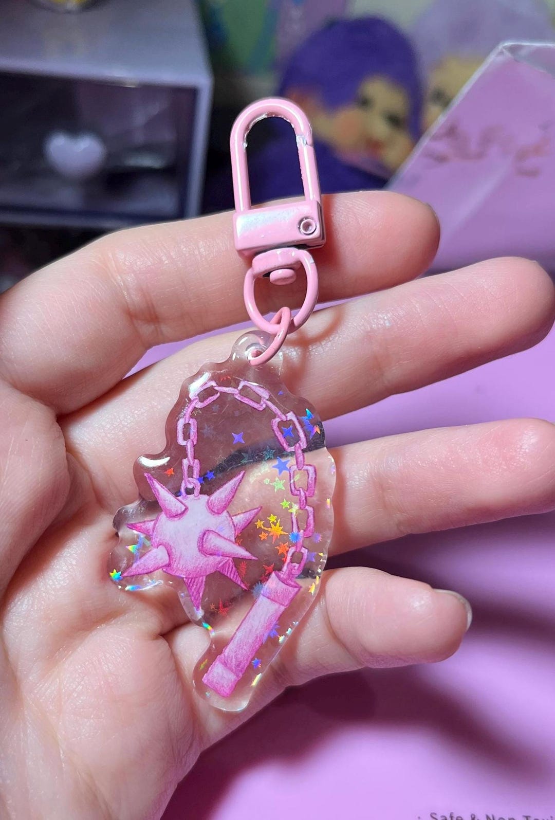 Mini Yassified Flail Keychain - Etsy