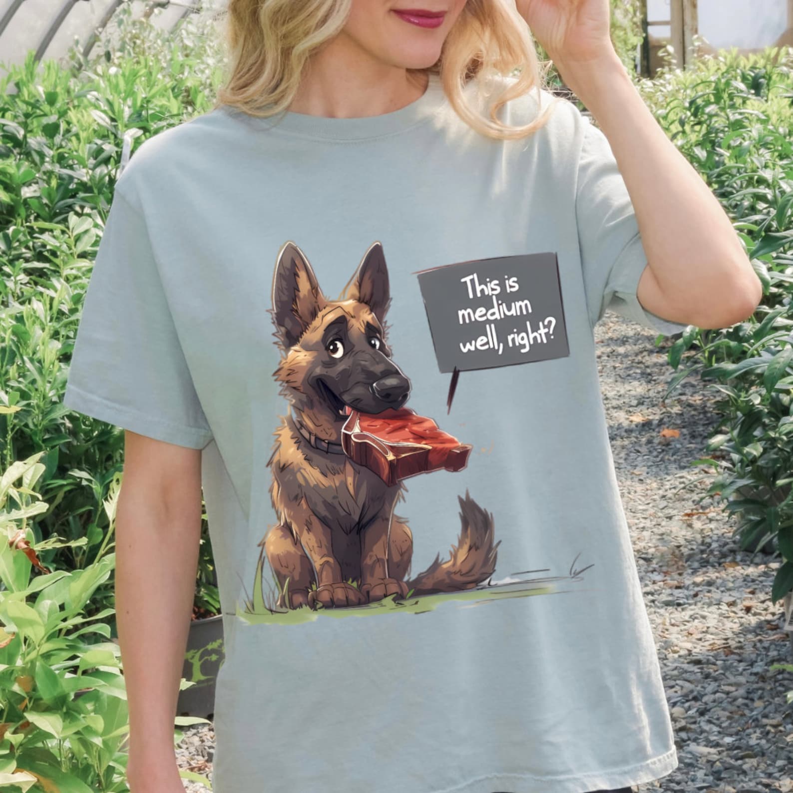 Funny Dog Tee, T-shirt for Dog Lovers, German Shepard T Shirt, Funny ...