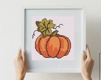 Painted Pumpkin Fall Autumn Halloween Pattern Keeper Compatible PDF Instant Digital Download ...