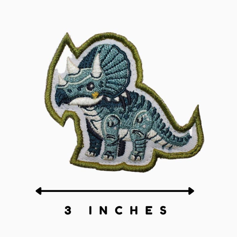 Mermaid, Unicorn and Dinosaur Embroidery Patch: Hook-and-loop Fairytale ...