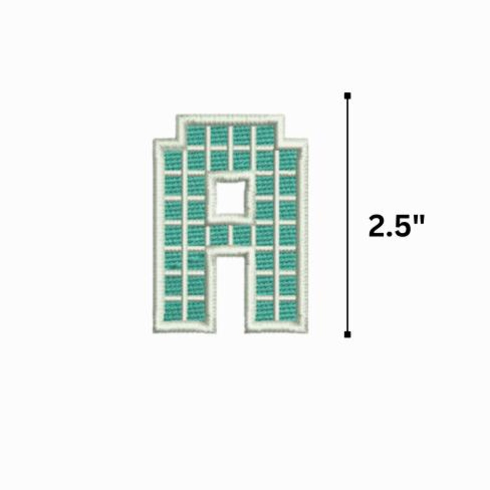 Stickietee Pixel Alphabet Letters A to J Hook and Loop Velcro ...