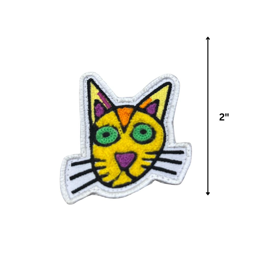 Furry Chenille Cat and Animal Patches: Hook-and-loop Embroidery by ...
