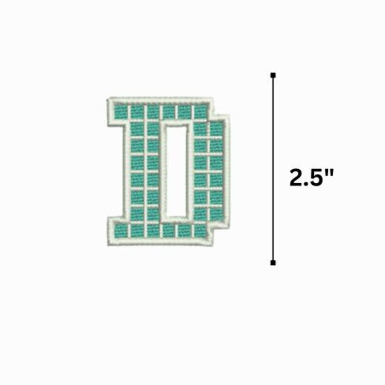 Stickietee Pixel Alphabet Letters A to J Hook and Loop Velcro ...