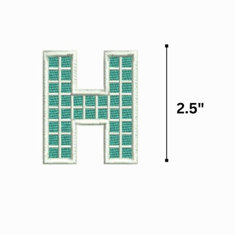 Stickietee Pixel Alphabet Letters A to J Hook and Loop Velcro ...