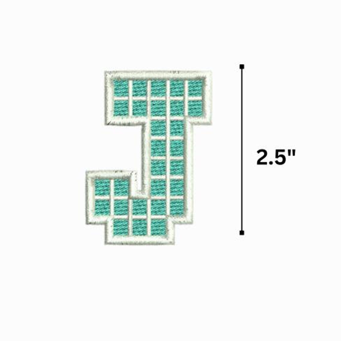 Stickietee Pixel Alphabet Letters A to J Hook and Loop Velcro ...