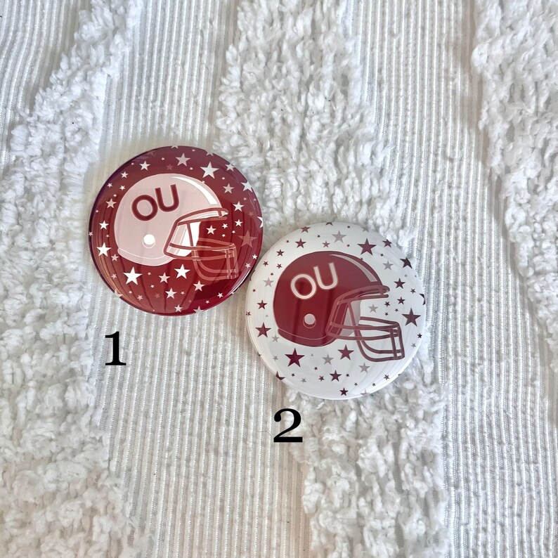OU Gameday Buttons 4 Pack - Etsy