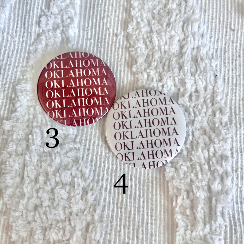 OU Gameday Buttons 4 Pack - Etsy