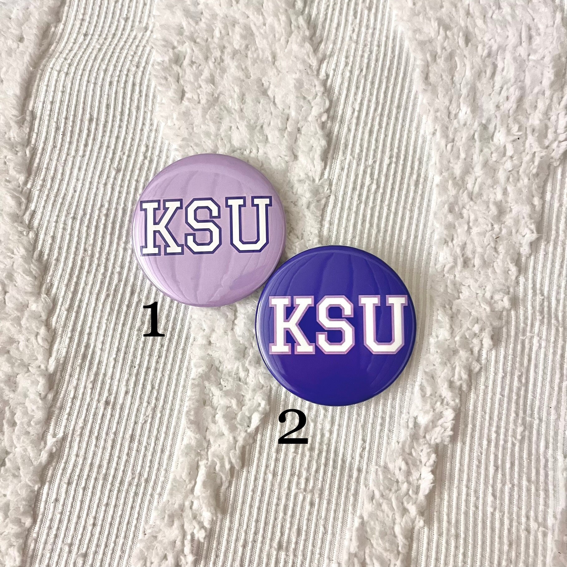 KSU Gameday Buttons 4 Pack - Etsy