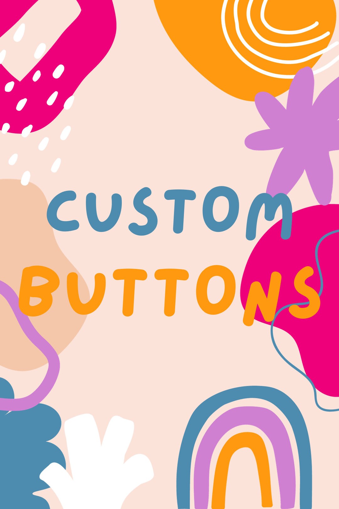 Custom Buttons - Etsy