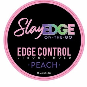 Stay Sleek With Peach Scent Edge Control - Strong Hold, Non-greasy ...