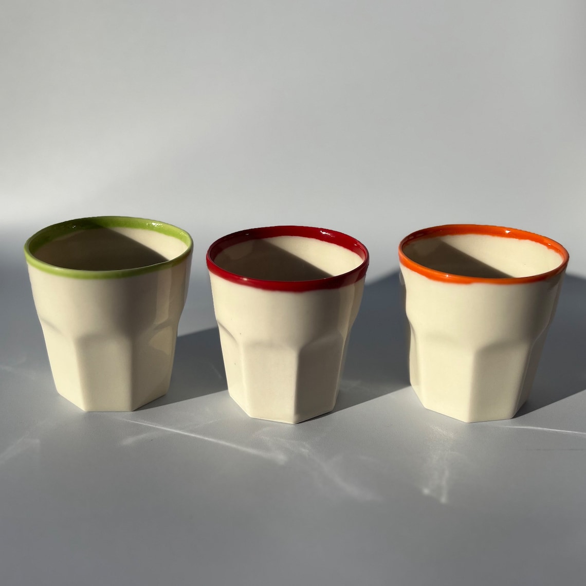 PORCELAIN MUG, CERAMIC Coffee Mug, Mug Without Handle, Durable Nova ...