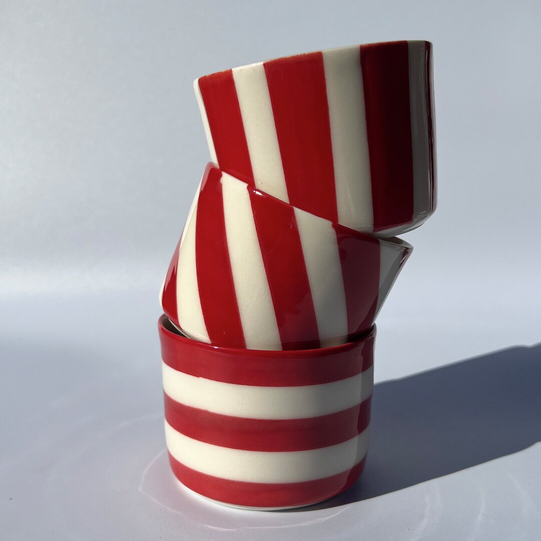 HOT COFFEE MUG, Portable Coffee Mug, Handleless Mug, Colorful Ceramic ...