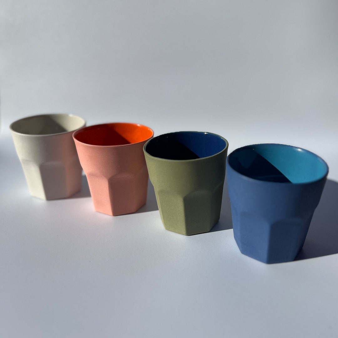 CERAMIC COFFEE CUP, Matte Coffee Mug, Tea Coffee Cups, Colored Ceramic ...