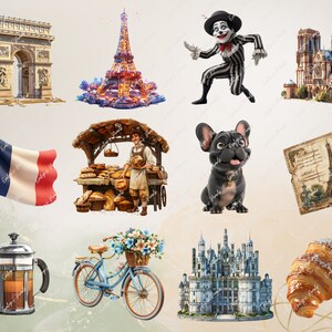 France Clipart France Landmark PNG Paris Vacation Travel Clipart ...